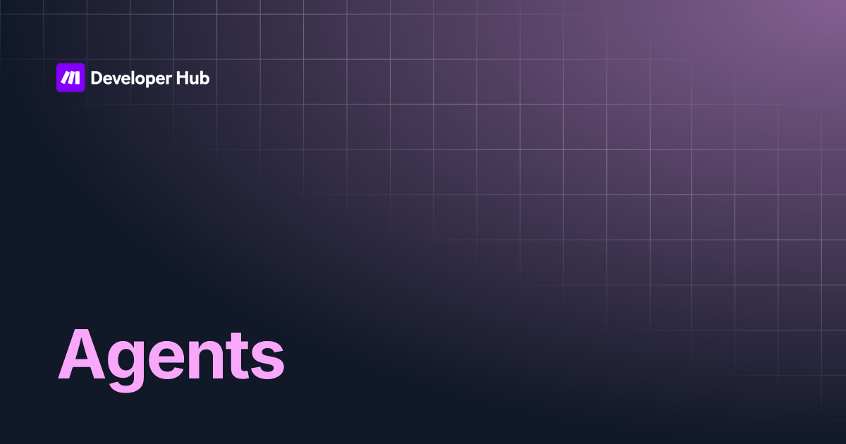 Agents | Make Developer Hub Agents | Make Developer Hub