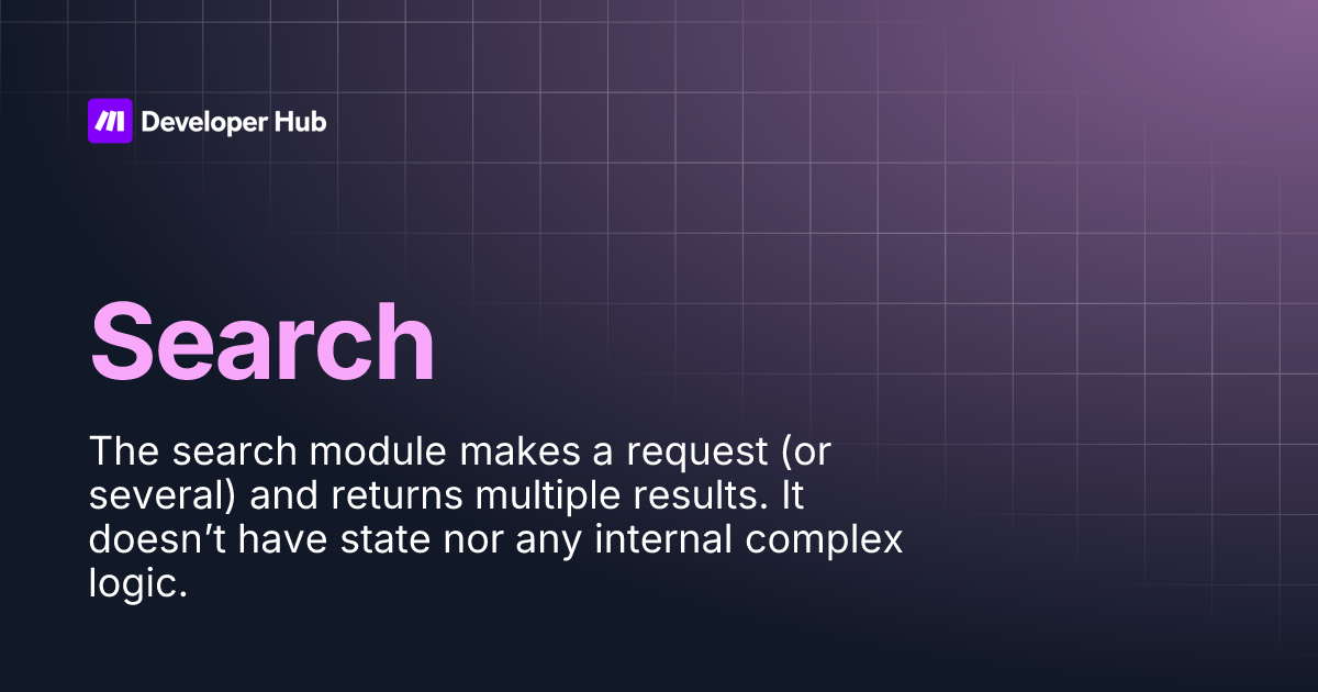 Search | Make Developer Hub