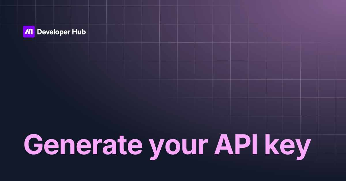 Generate your API key | Custom Apps Documentation | Make Developer Hub