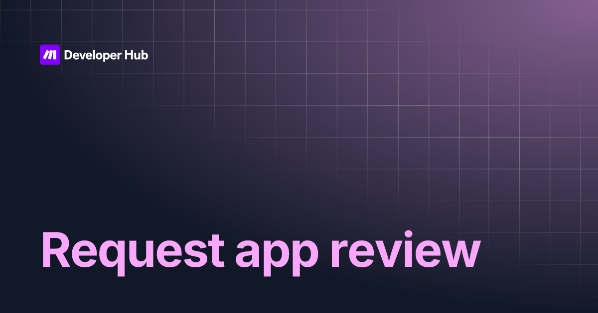 Request app review | Custom Apps Documentation | Make Developer Hub
