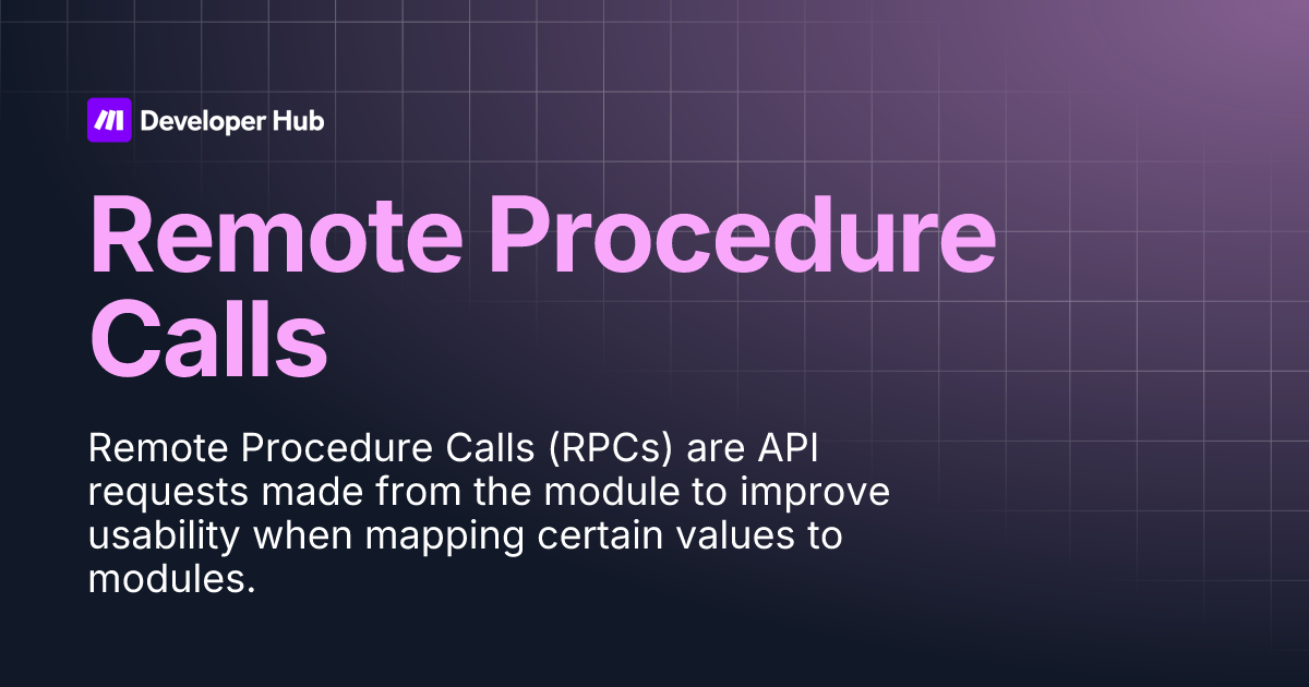 Remote Procedure Calls | Custom Apps Documentation | Make Developer Hub