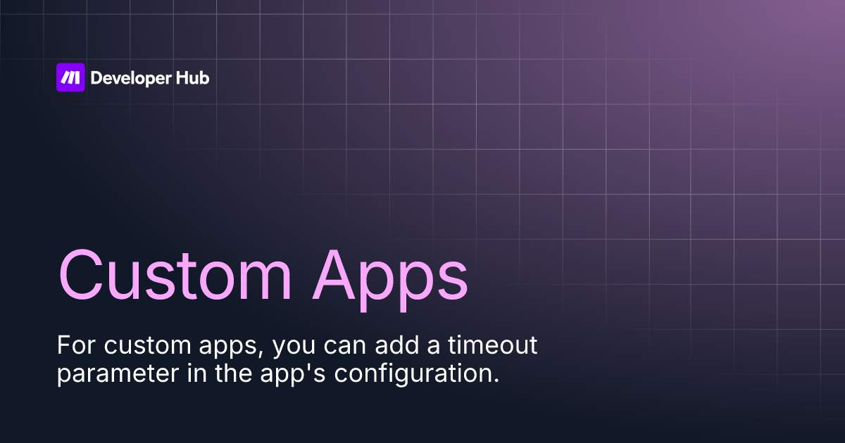 Custom Apps | Make Developer Hub